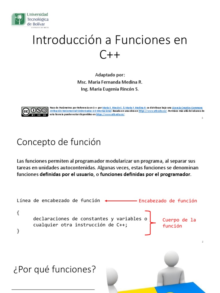Introducción a Funciones en C++ | PDF | C ++ | Función (Matemáticas)