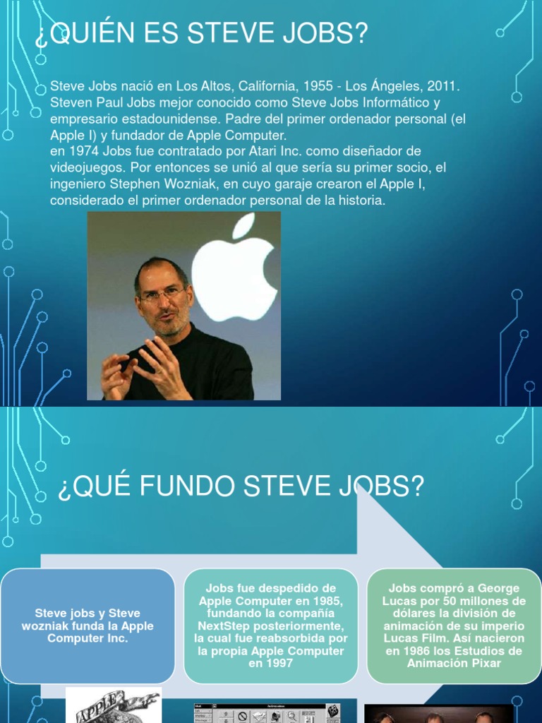 Steve Jobs | PDF | Apple Inc. | Steve Jobs