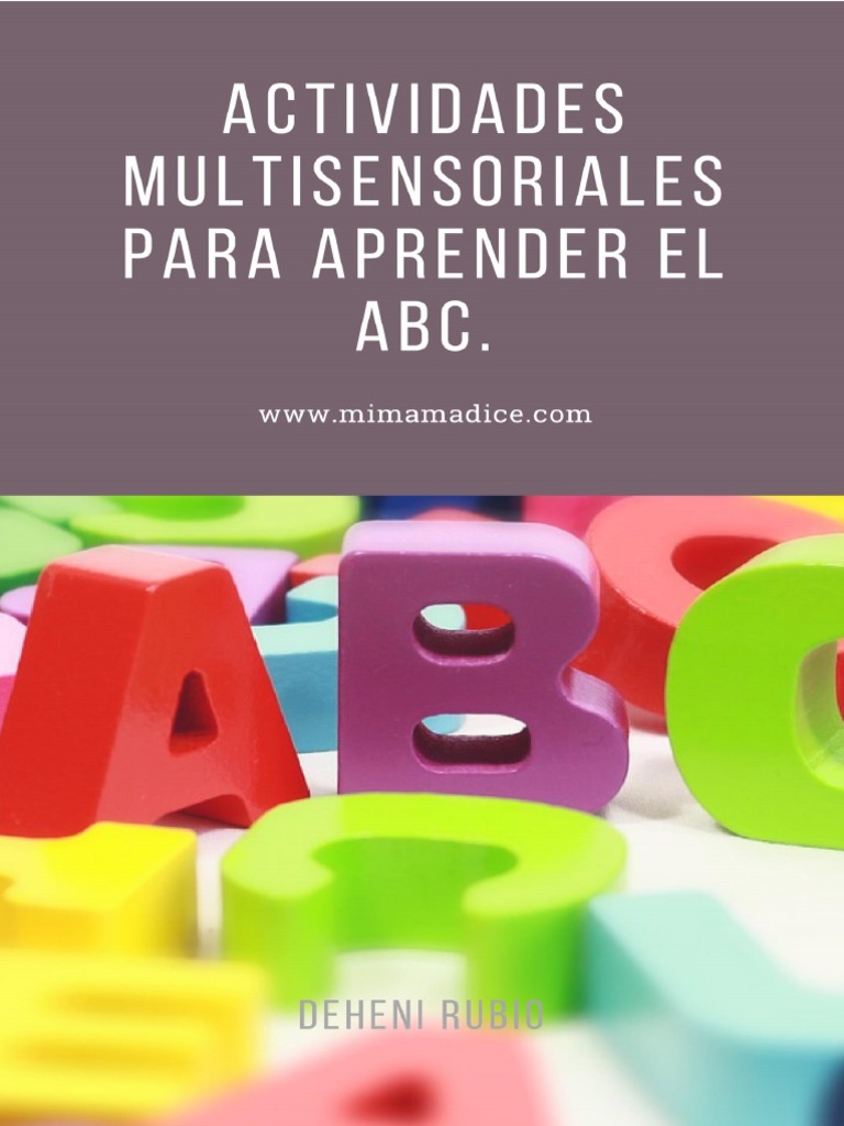 Actividades Multisensoriales para Aprender El ABC | PDF | Servicio de redes sociales | Aprendizaje