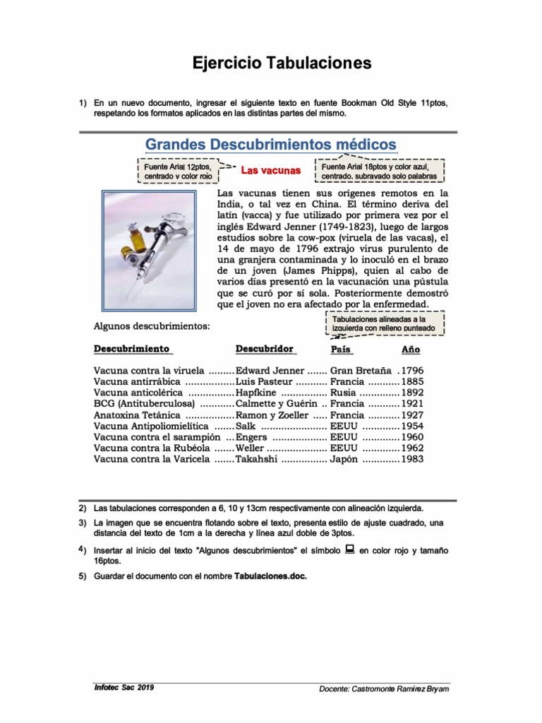 Ejercicio Practico 5 | PDF | Vacunas | Salud pública