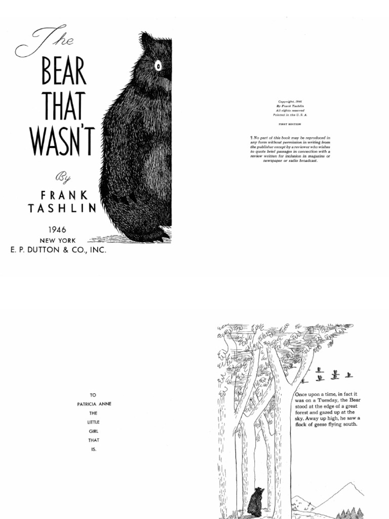 The Bear That Wasn T PDF | PDF
