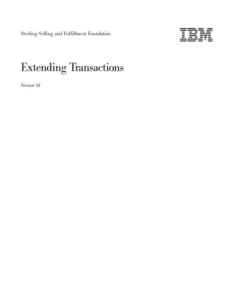 Extending Transactions | PDF | Application Programming Interface | Component Object Model