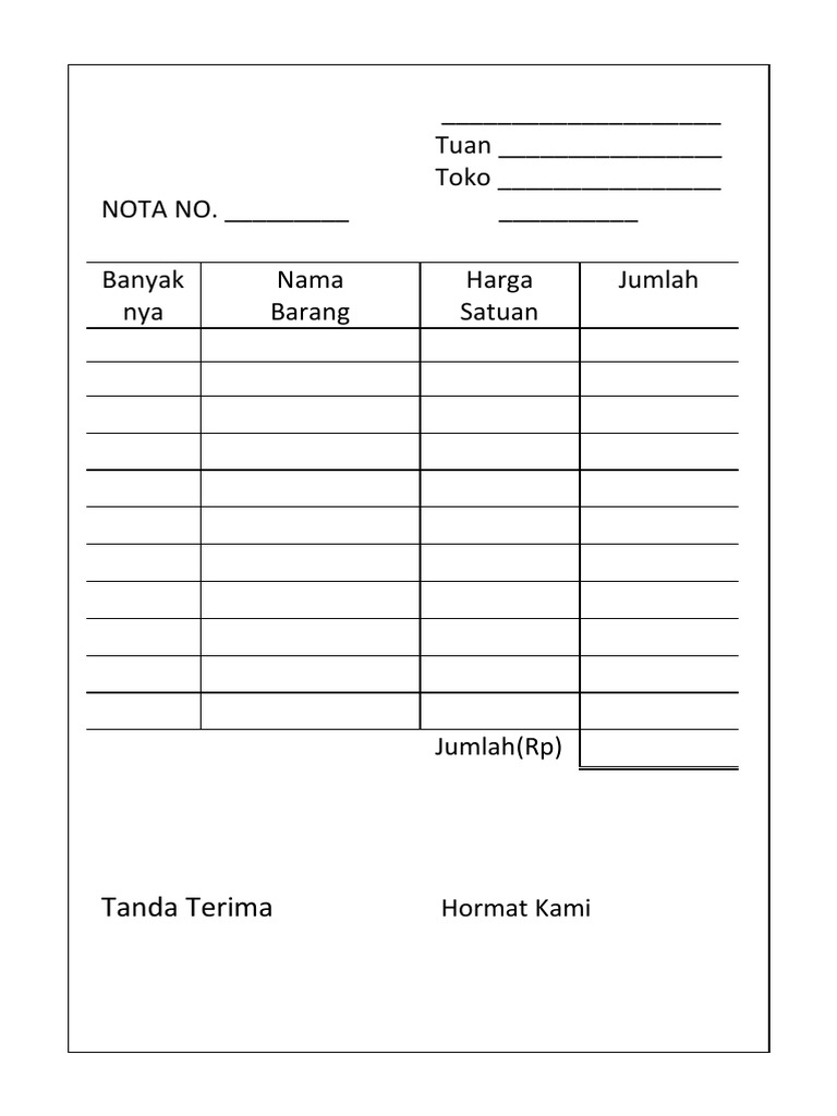Kwitansi Ekstra Fooding | PDF