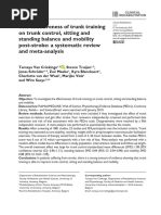 Trunk Control Test For Motor Assessment After Stroke | PDF | Science ...