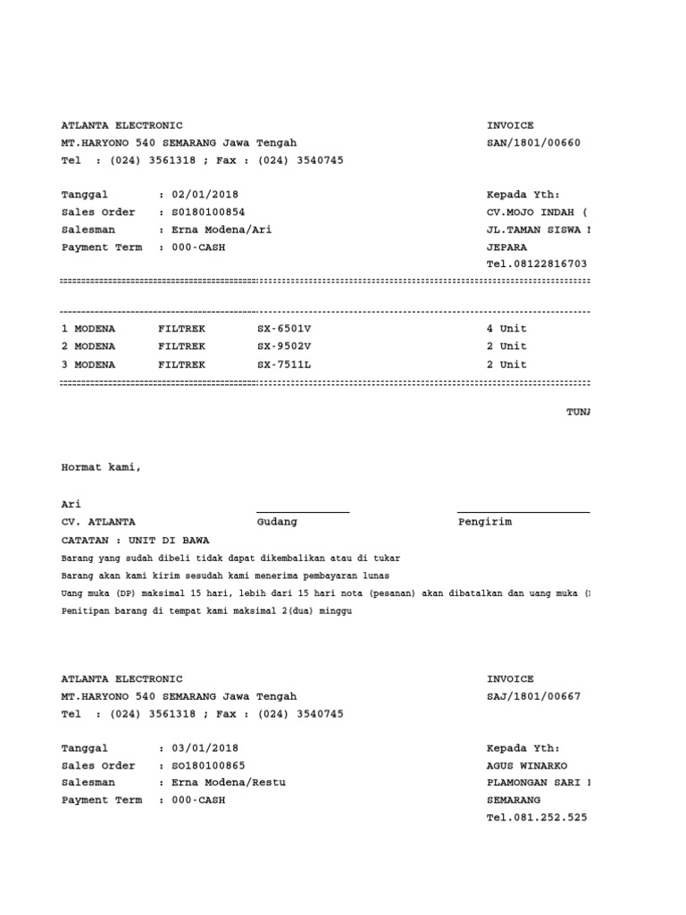 Contoh Nota | PDF