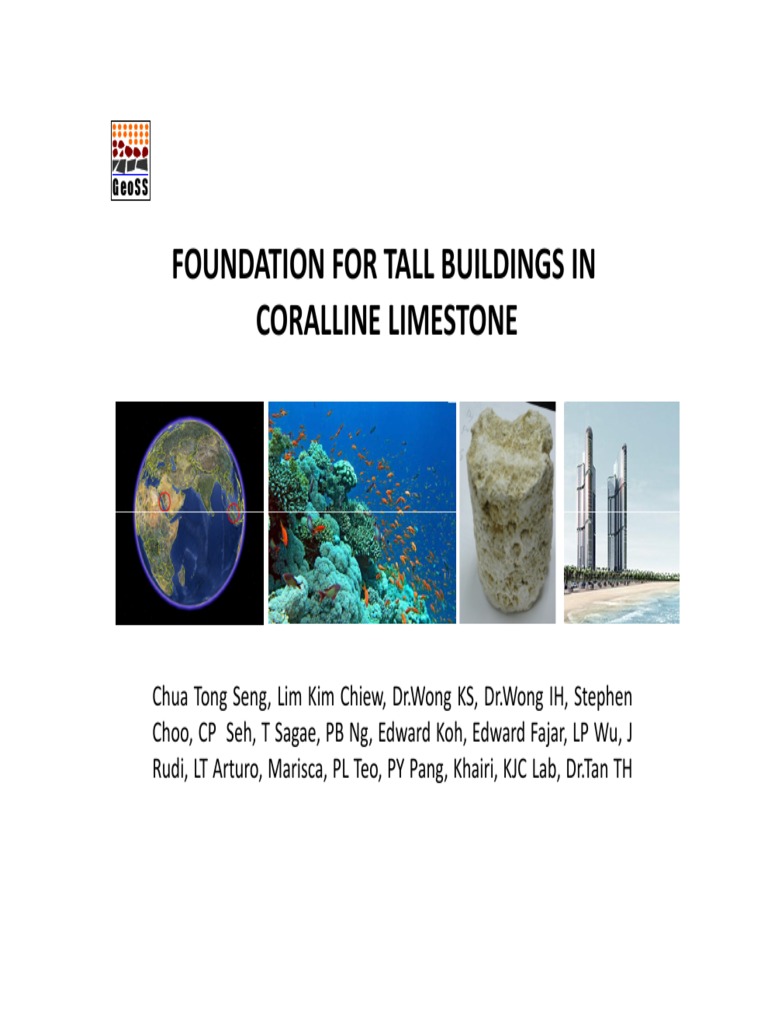 Tall Building Foundations in Limestone | PDF | Continuum Mechanics ...