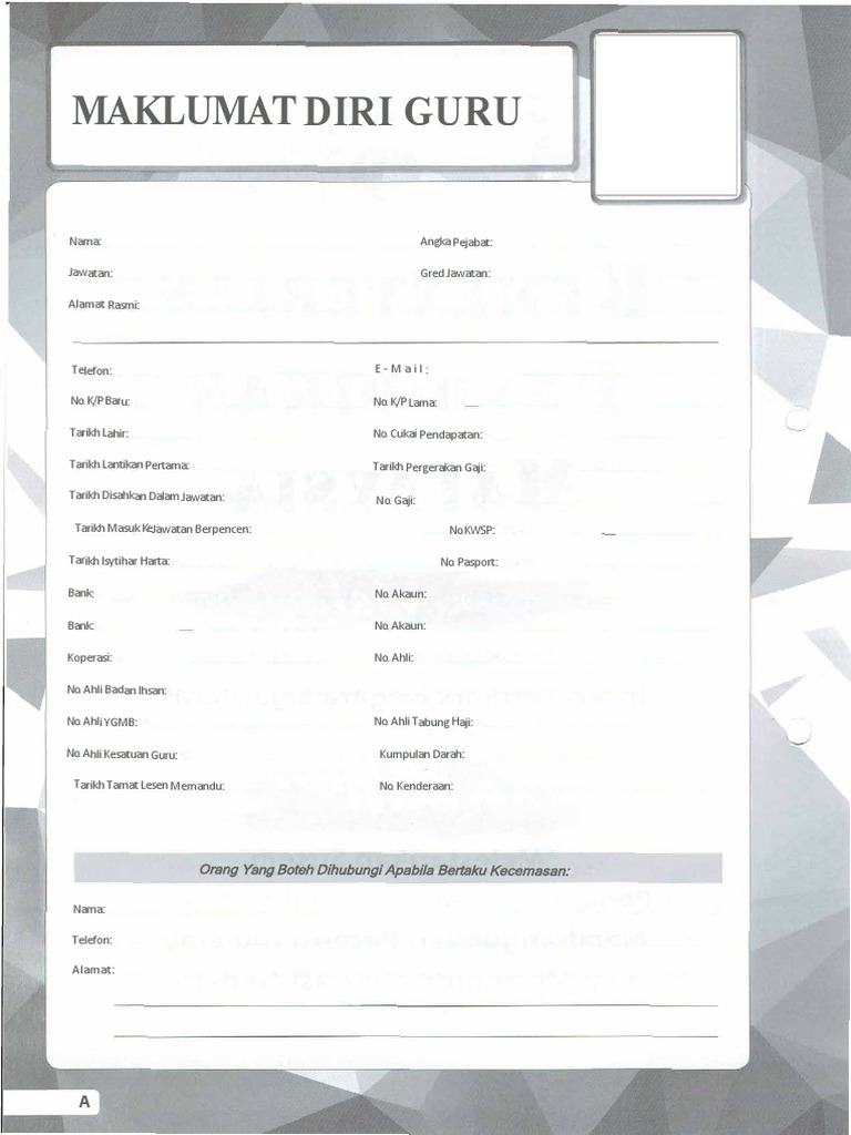 Maklumat Guru RPH | PDF