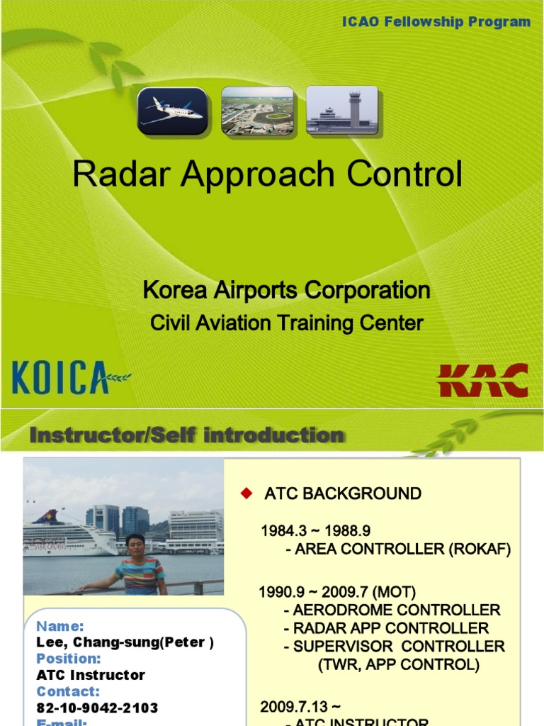 ICAO Radar Approach Control Training | PDF | Transponder (Aeronautics ...