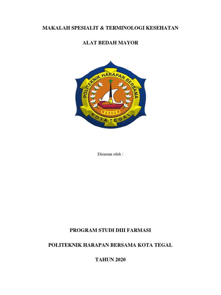 Alat Bedah Mayor: Jenis dan Fungsi | PDF