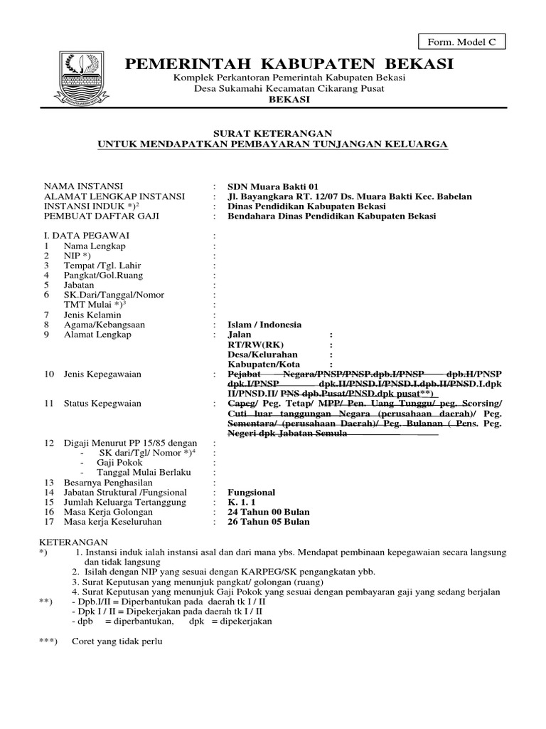 Format Skumptk-2019 | PDF