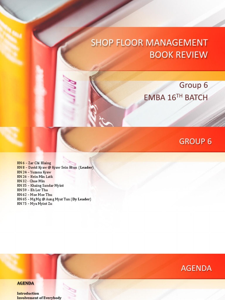 Shop Floor Management Insights | PDF | Customer | Leadership