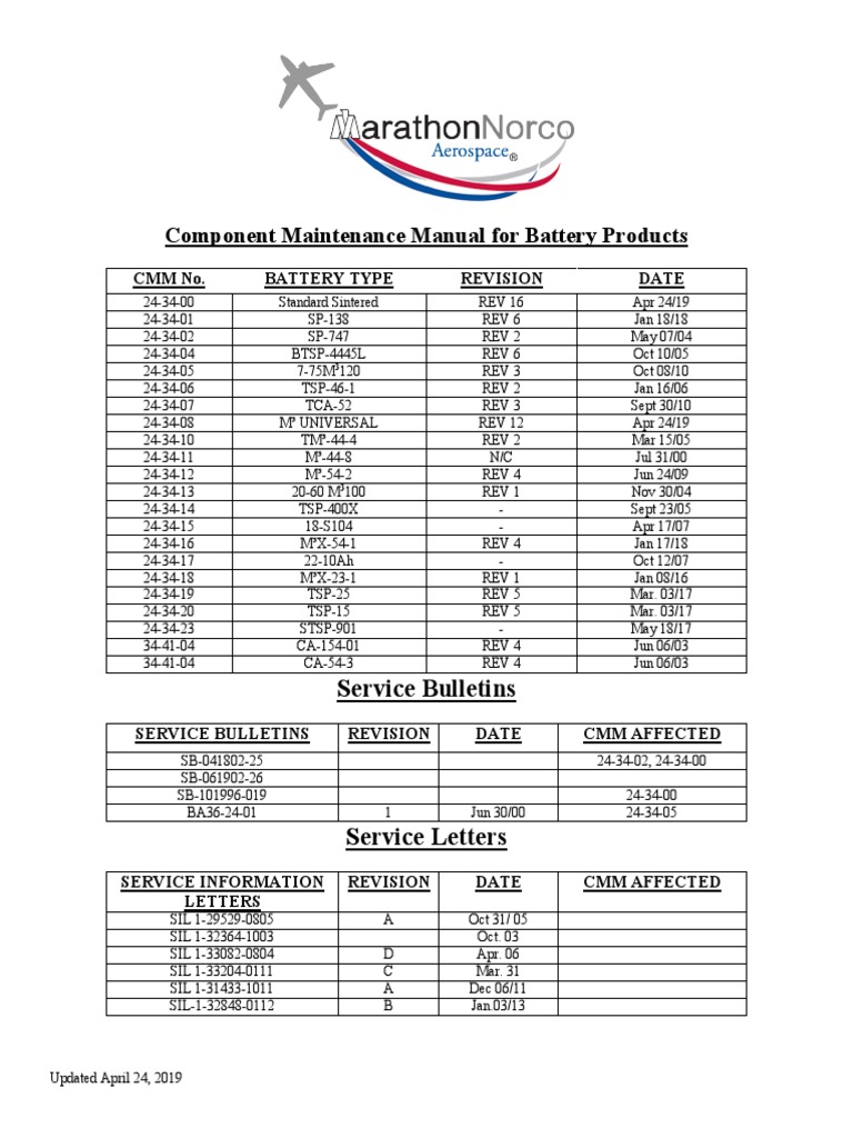 Marathon Battery Maintenance Manual | PDF | Technology & Engineering