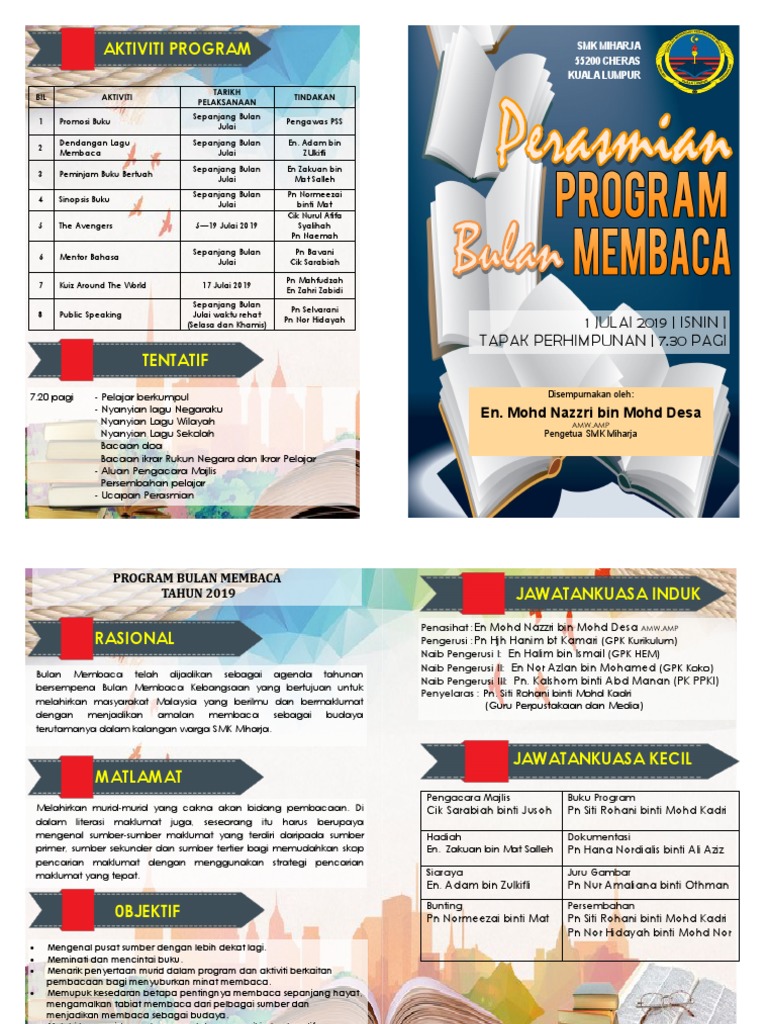 Buku Program Bulan Membaca 2019 | PDF