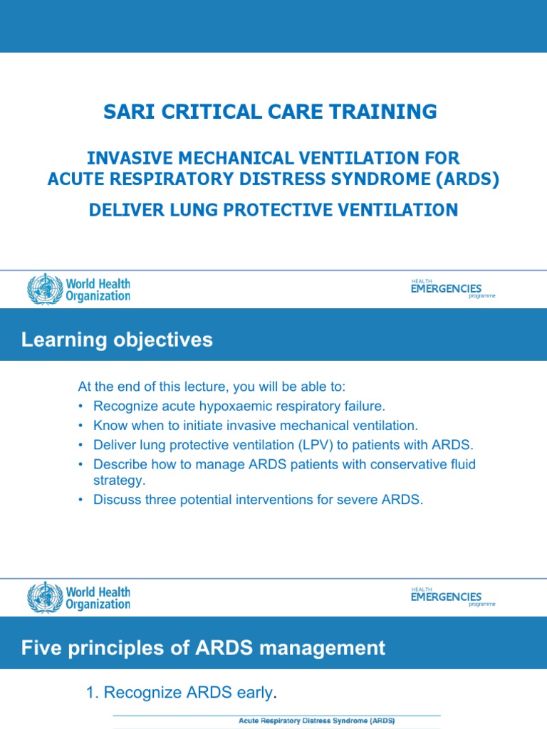 Module 9 Mechanical Ventilation PDF | PDF | Respiratory System ...