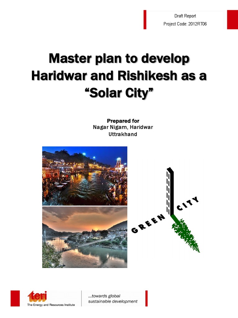 Haridwar Solar City Master Plan PDF | PDF | Solar Power | Efficient ...