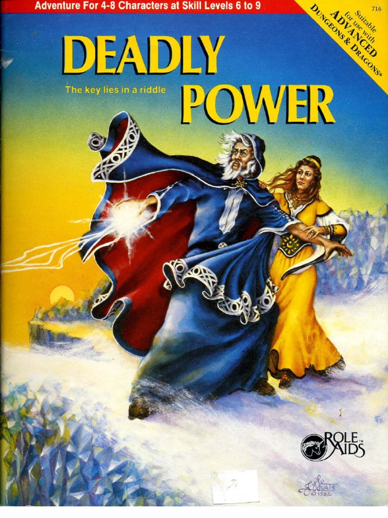 Mayfair Games - Role Aids - 716 - Deadly Power | PDF