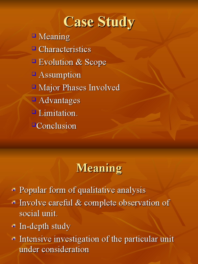 Case Study by Balram | PDF | Qualitative Research | Case Study