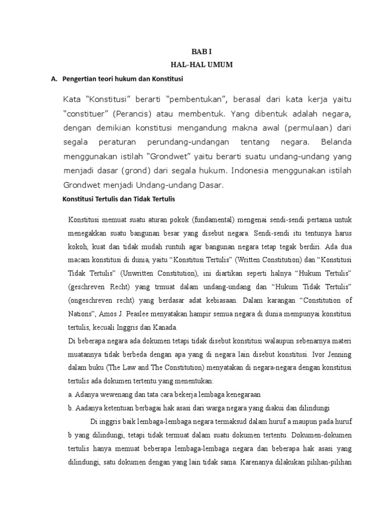 Dok Buku Ajar Teori Dan Hukum Konstitusi Pdf 