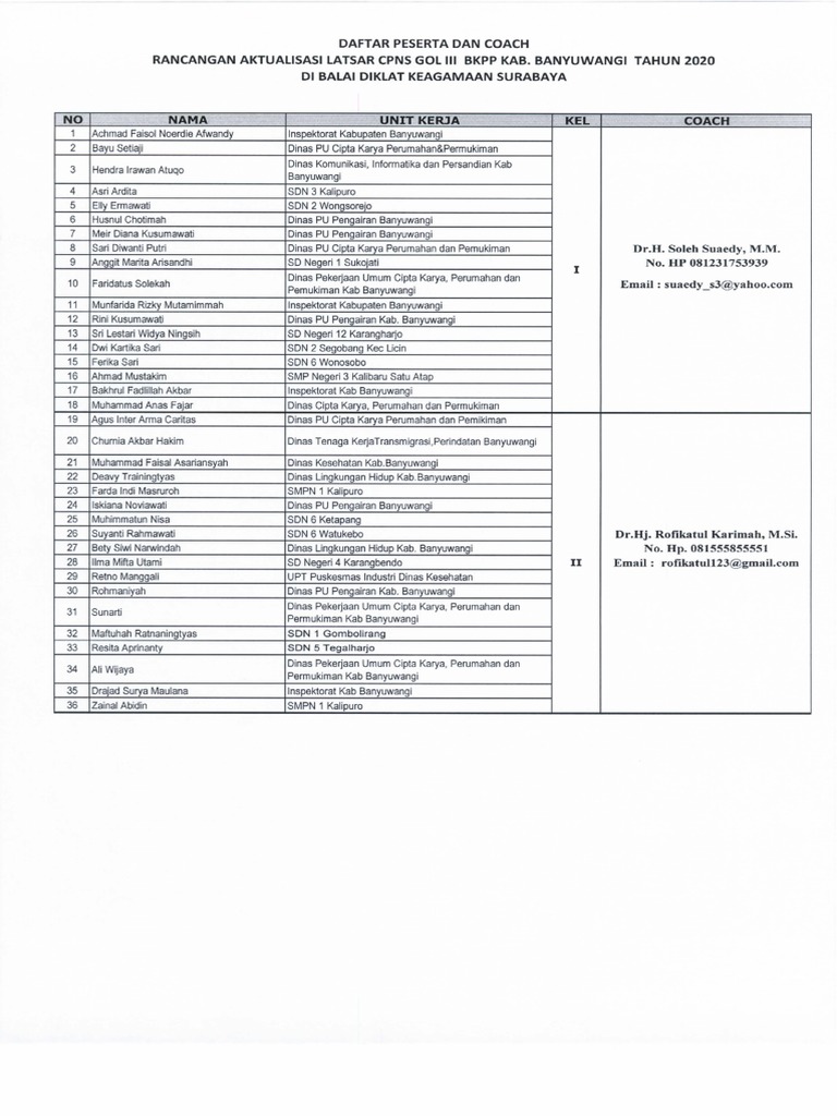 Bwi-Jadwal Coach | PDF