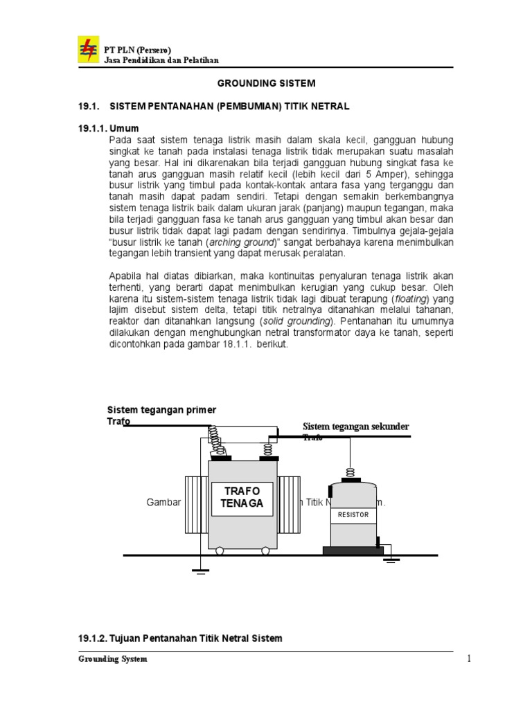 Grounding System | PDF