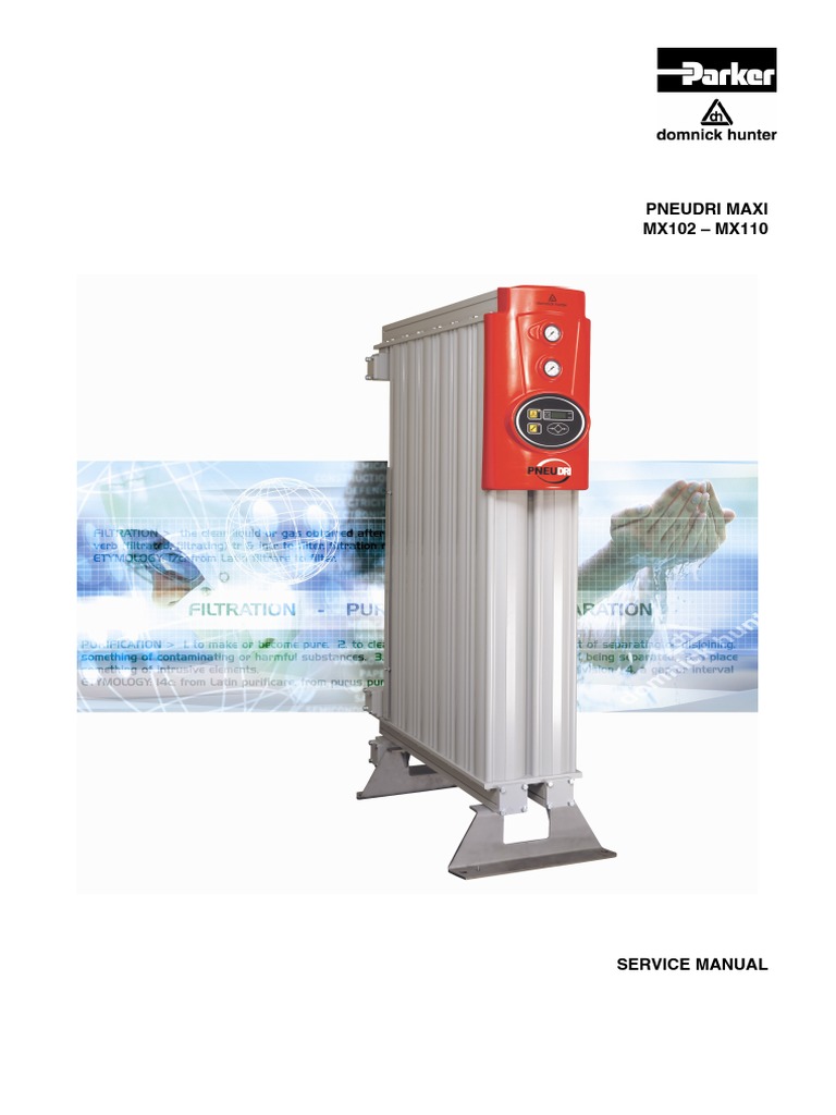 MX102 Service Manual for Pneudri Dryer | PDF | Valve | Clothes Dryer