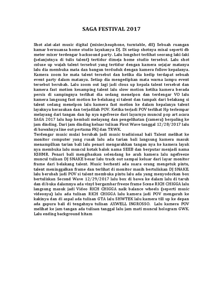 CONTOH Story Line EVENT | PDF