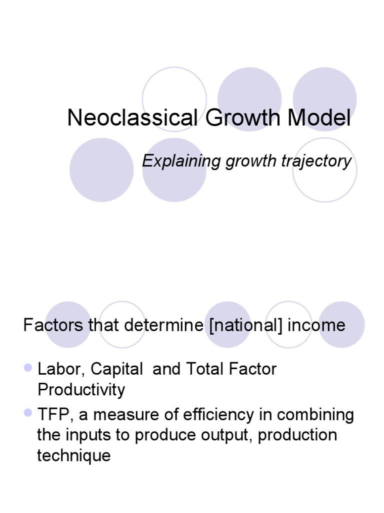 Neoclassical Growth Model | PDF | Economics | Economic Growth