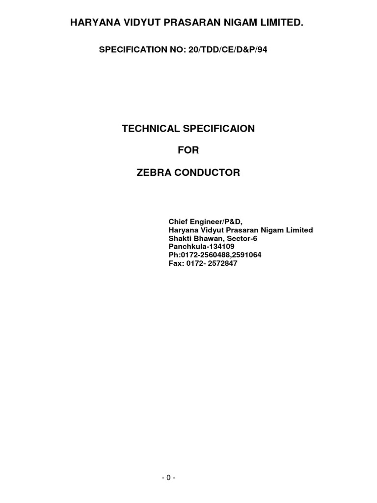 6 +acsr+zebra+conductor | PDF | Wire | Electrical Resistance And ...
