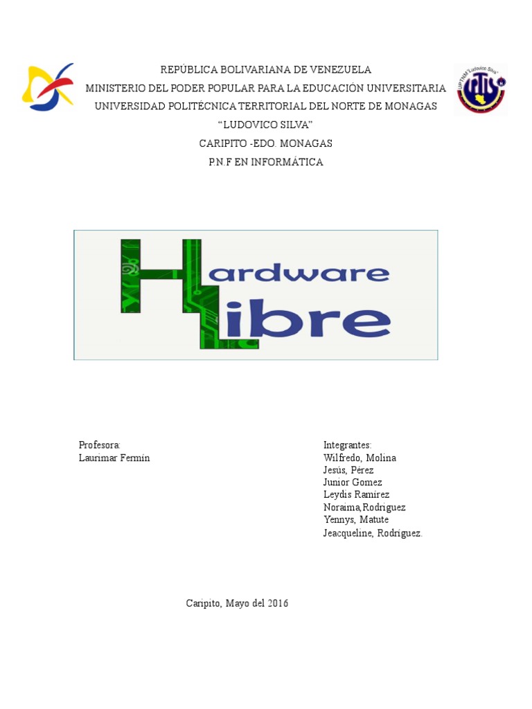 Trabajo de F.C | PDF | Software libre | Hardware de la computadora