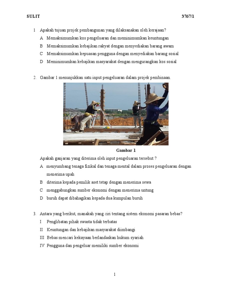 Kertas 1 Baling & Sik (2019) | PDF