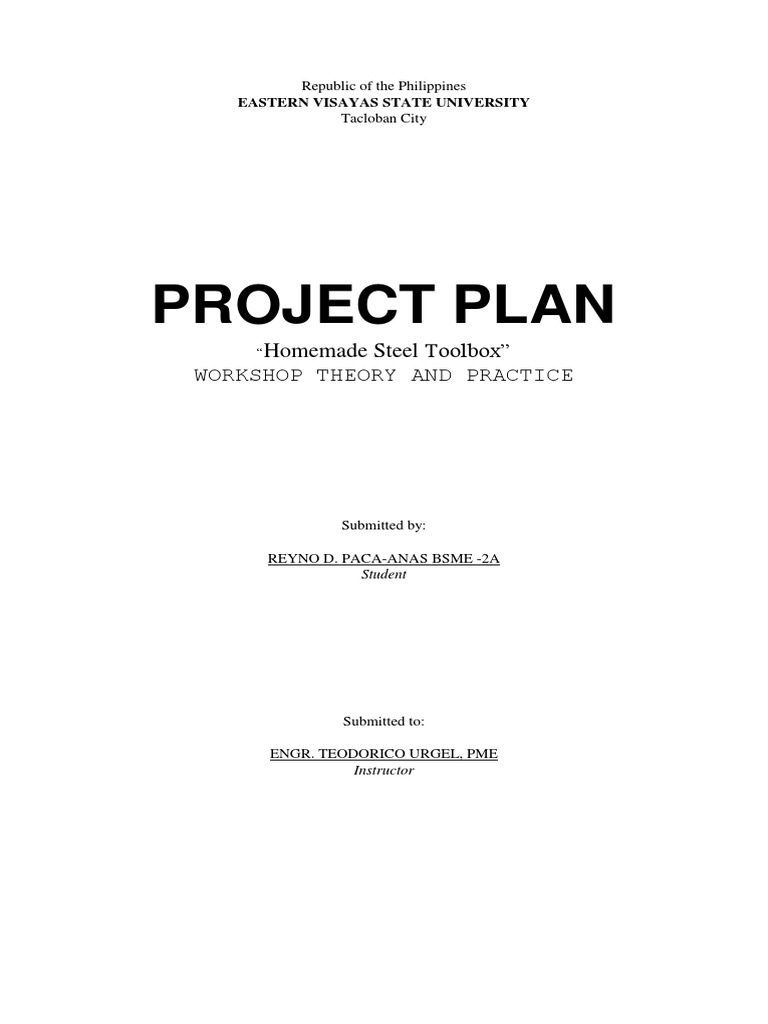 Homemade Steel Toolbox Project Plan | PDF | Rivet | Metals