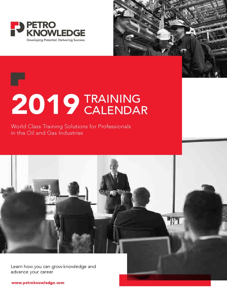 Petroknowledge Training Calendar 2019 1 PDF | PDF | Oil Refinery | Liquefied Natural Gas