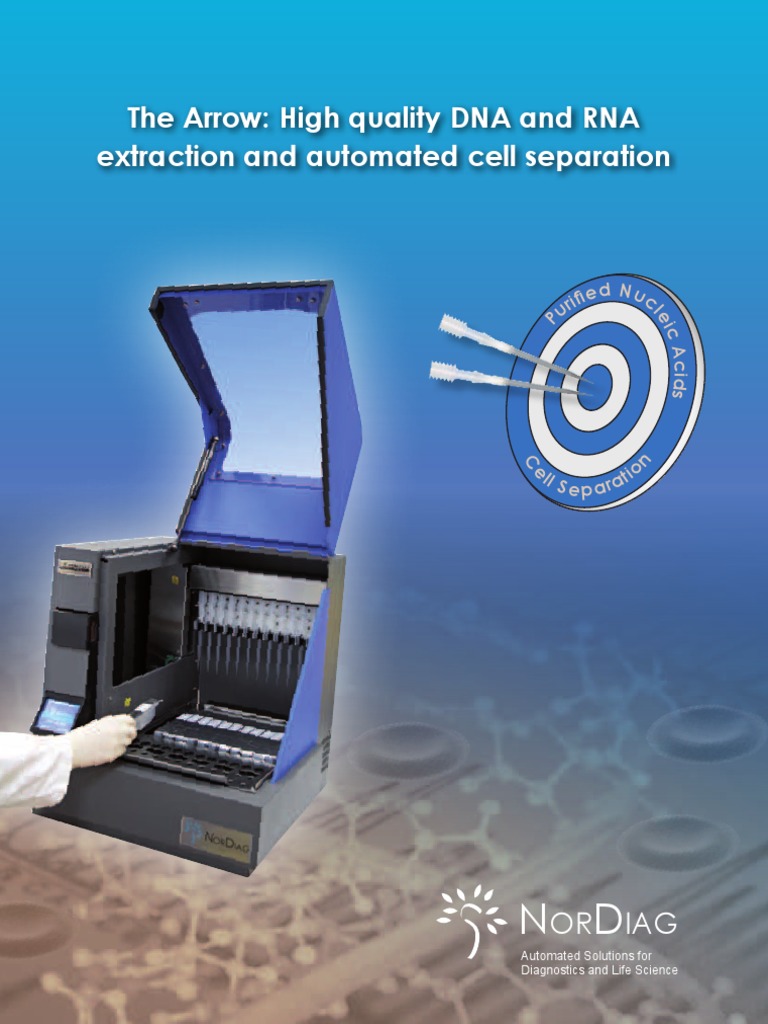 Nordiag Arrow Brochure - 2011 Web PDF | PDF | Usb | Dna