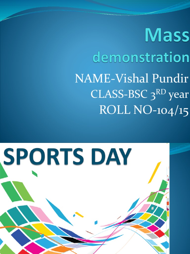 Mass Demonstration | PDF