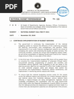 DBM Budget Circular BC - 2004-5A | PDF | Procurement | Overtime