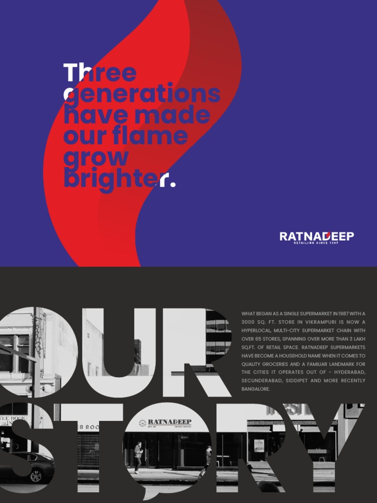 RATNADEEP Corporate Profile For Web View | PDF | Grocery Store | Retail