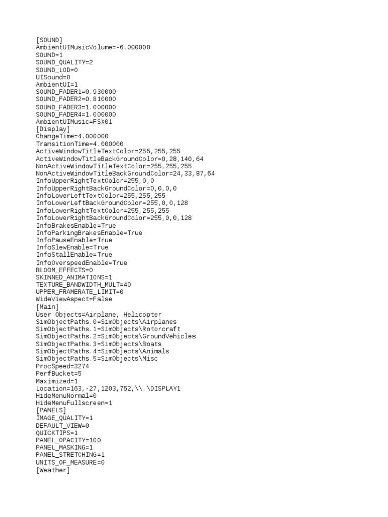 FSX CFG | Download Free PDF | Emirates (Airline) | Vehicles