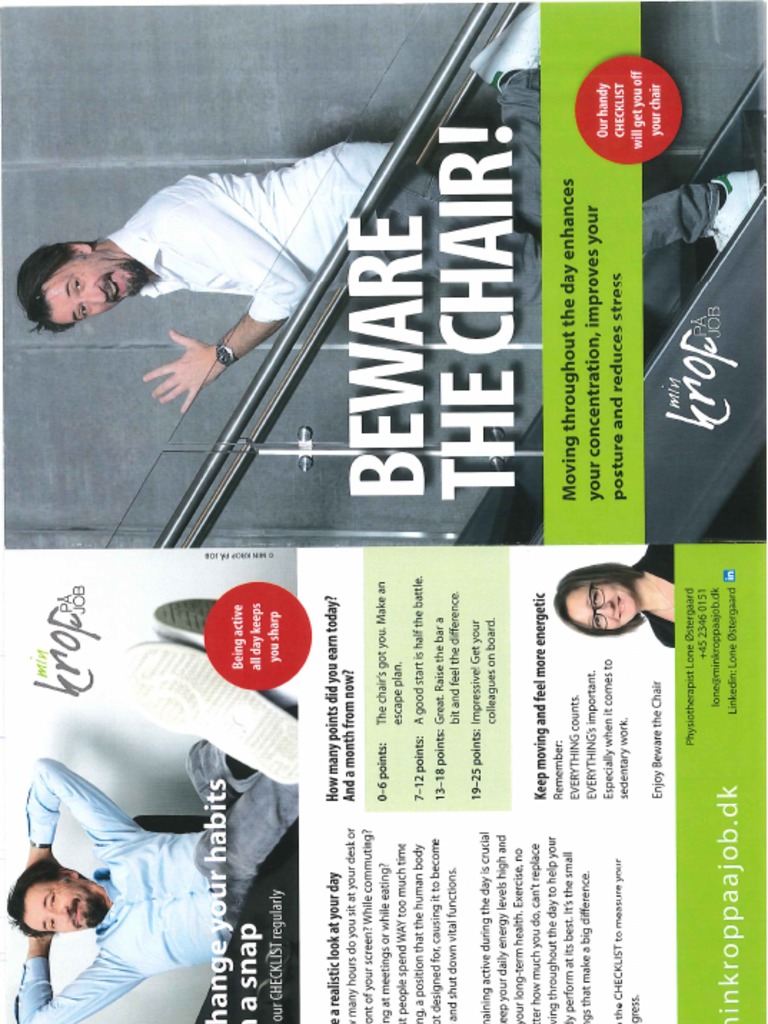 Beware of The Chair Campaign | PDF