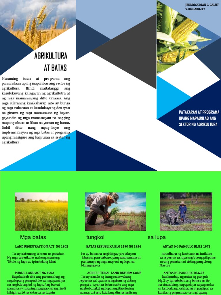 Agriculture Brochure | PDF