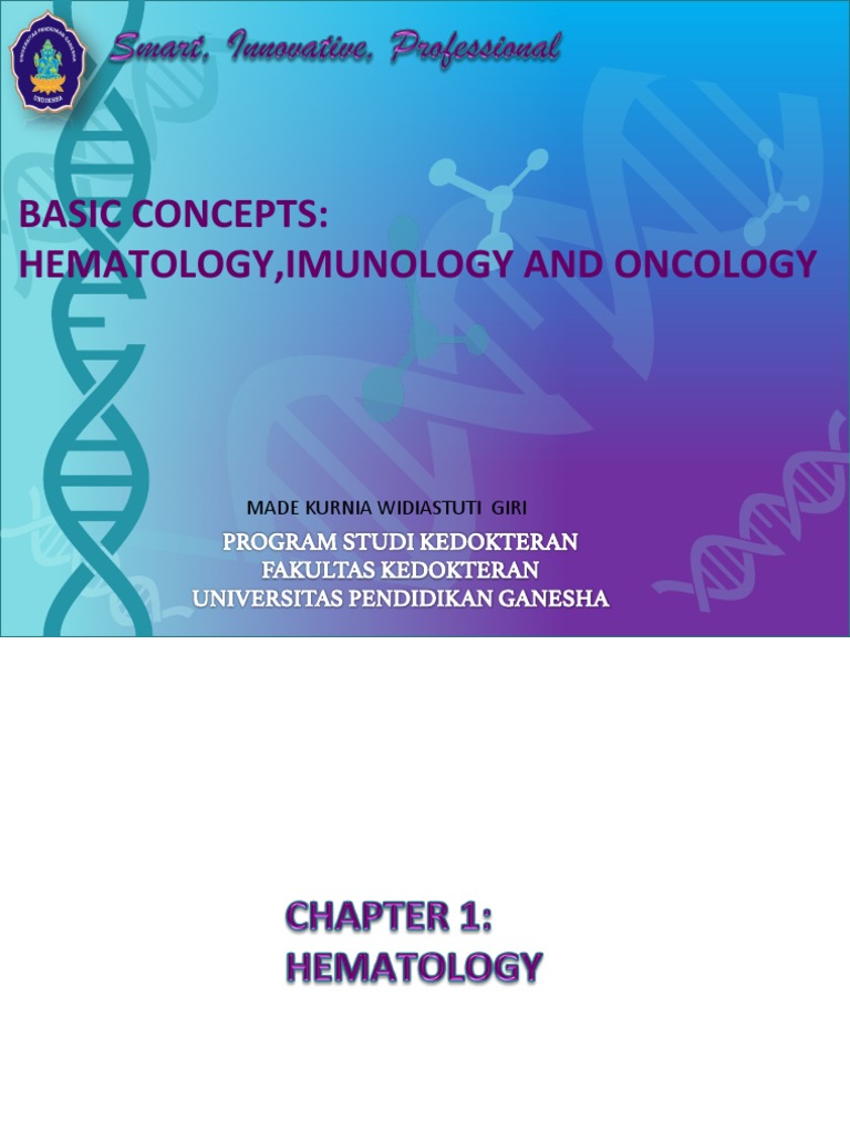 Hematology Basics: Blood Cell Functions | PDF | Blood | Red Blood Cell