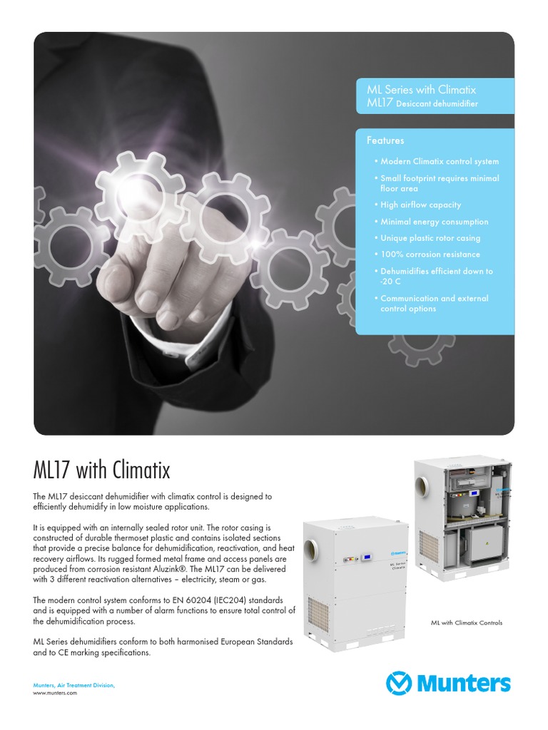 Munters Adsorptional Unit | PDF | Building Engineering | Mechanical ...