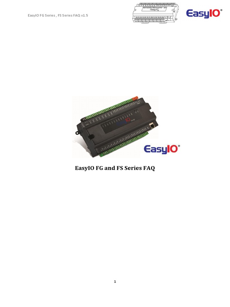 EasyIO FG & FS Series FAQ Guide | PDF | File Transfer Protocol | Port ...