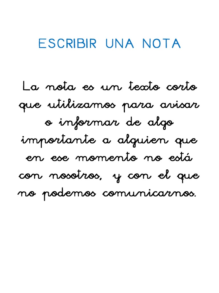Cómo Escribir una Nota Efectiva | PDF | Crecimiento personal y profesional