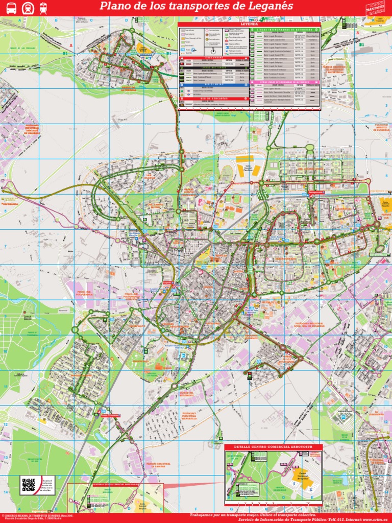 Serie 6 Leganes Plano | PDF | Madrid | Transporte
