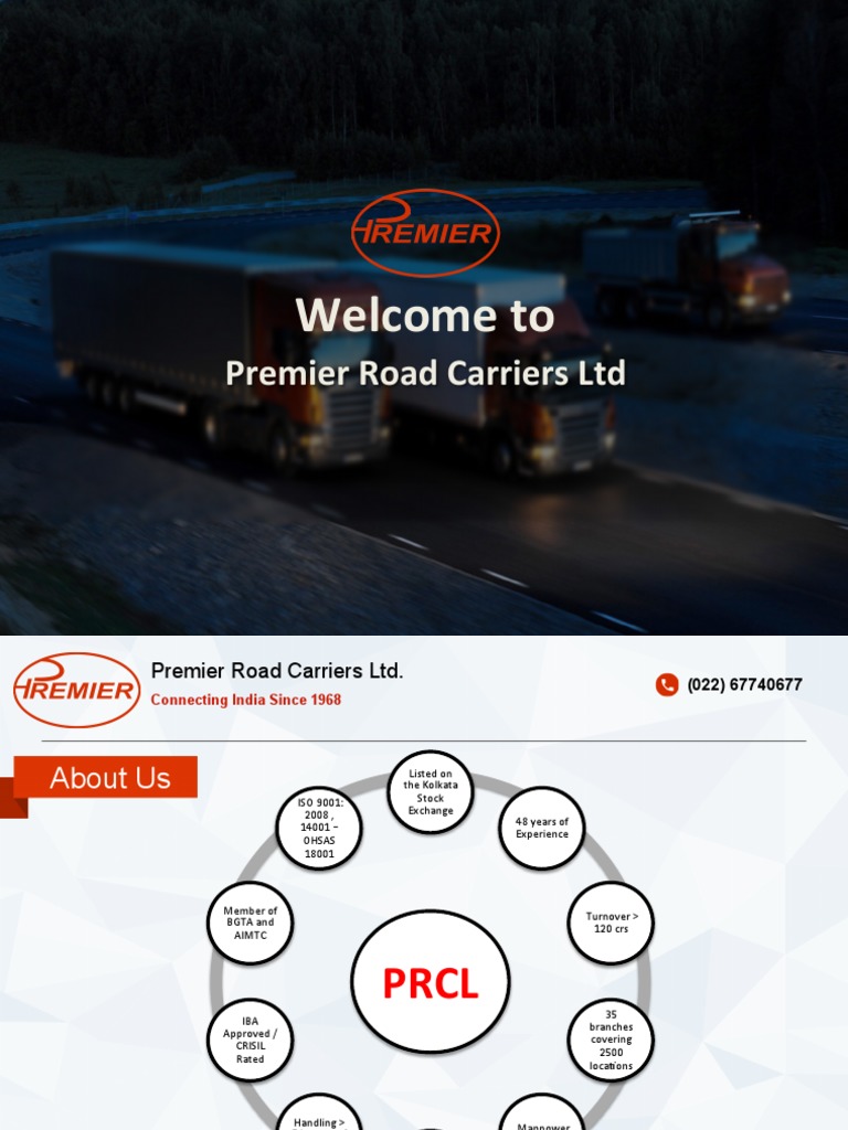 PRC Limited PPT | PDF | Warehouse | Logistics