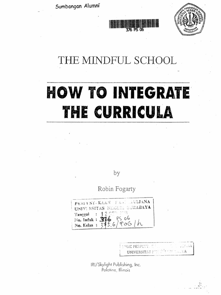 How To Integrate The Curricula, Fogarty (1991) | PDF