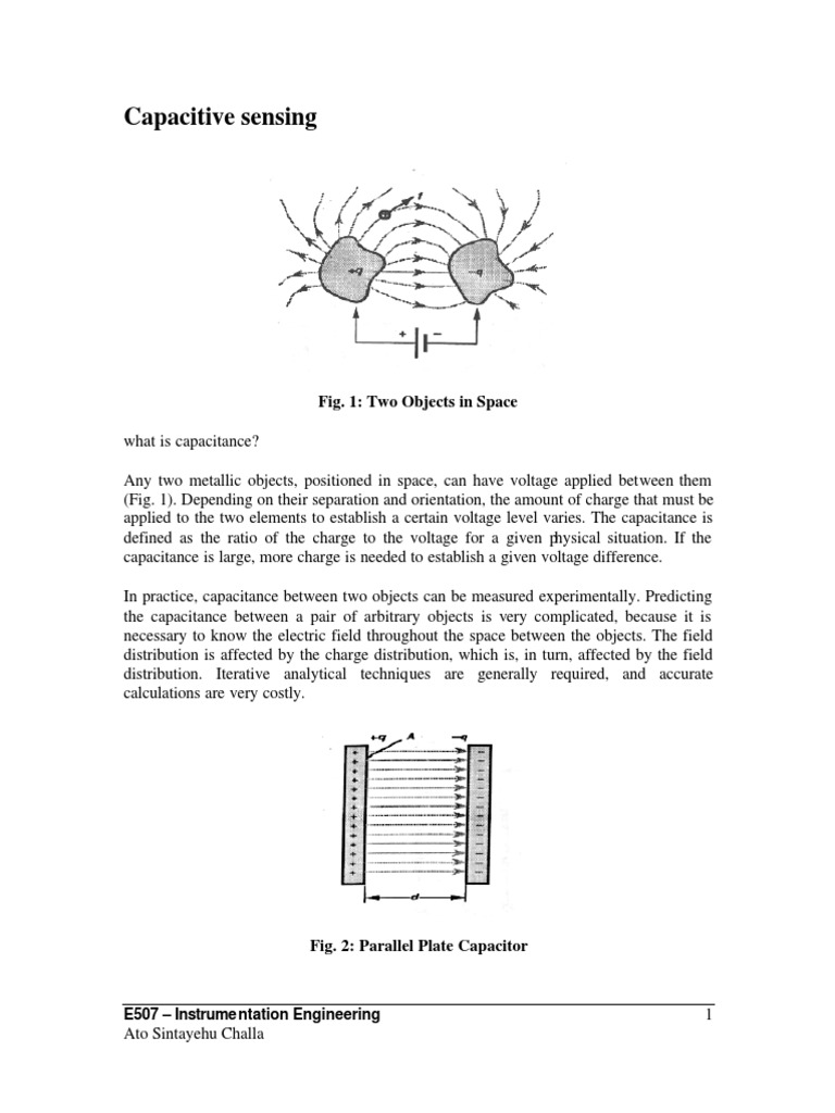 5 Variable Capacitance Sensor | PDF | Accelerometer | Capacitor