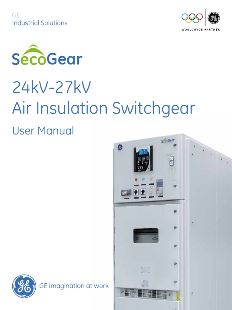 SecoGear 24-27kV Manual (Eng) 20130816 | PDF | Switch | Insulator (Electricity)