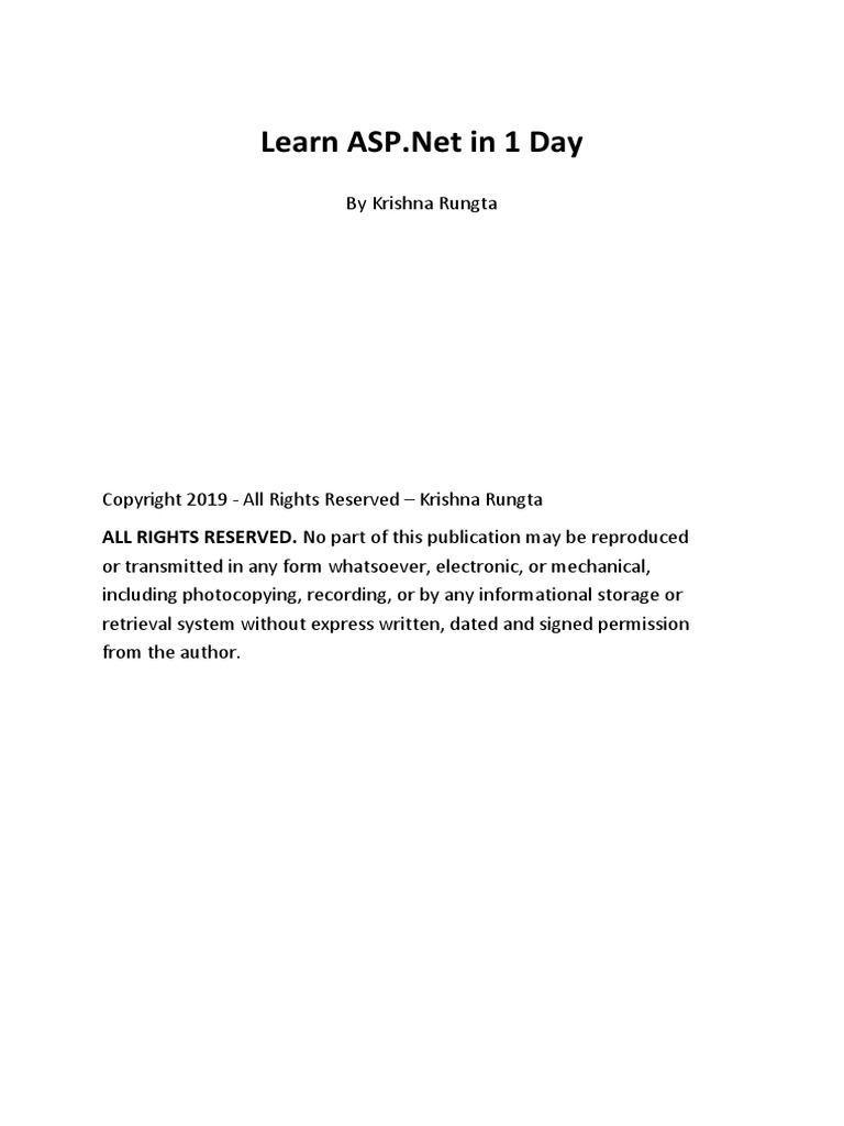 ASP Net Preview | PDF | Active Server Pages | World Wide Web