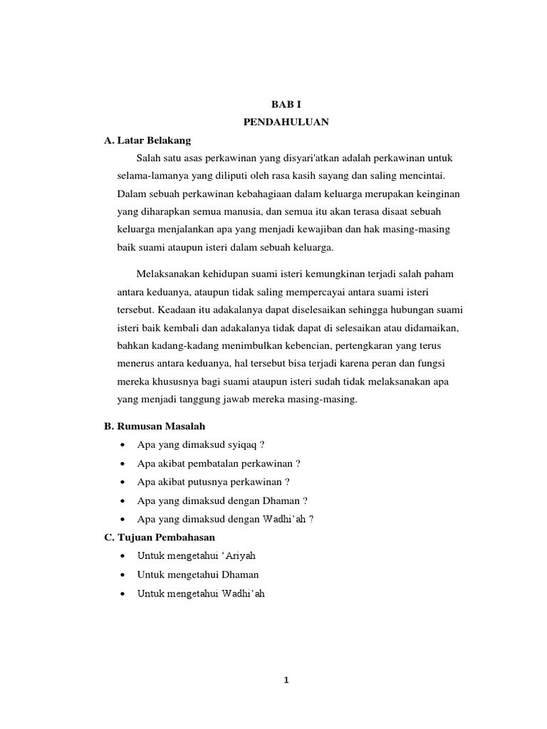 Makalah Syiqaq | PDF